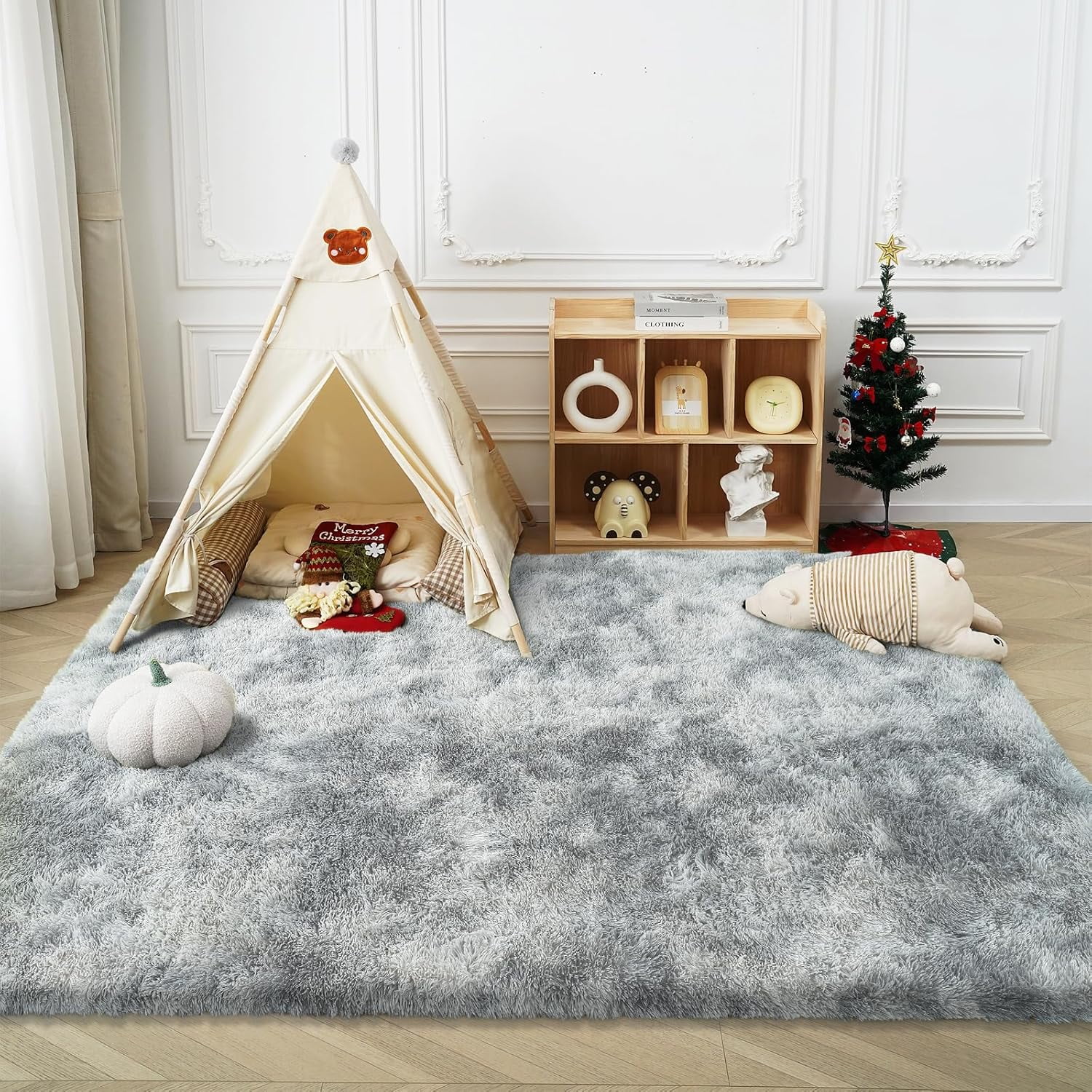 Living Room Rugs 5x8, Shag Large Plush Soft Area Rug for Salas, Carpets ...
