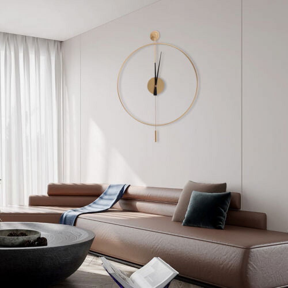 Living Room Swing Wall Mount Clocks Modern Nordic Fashion Silent ...
