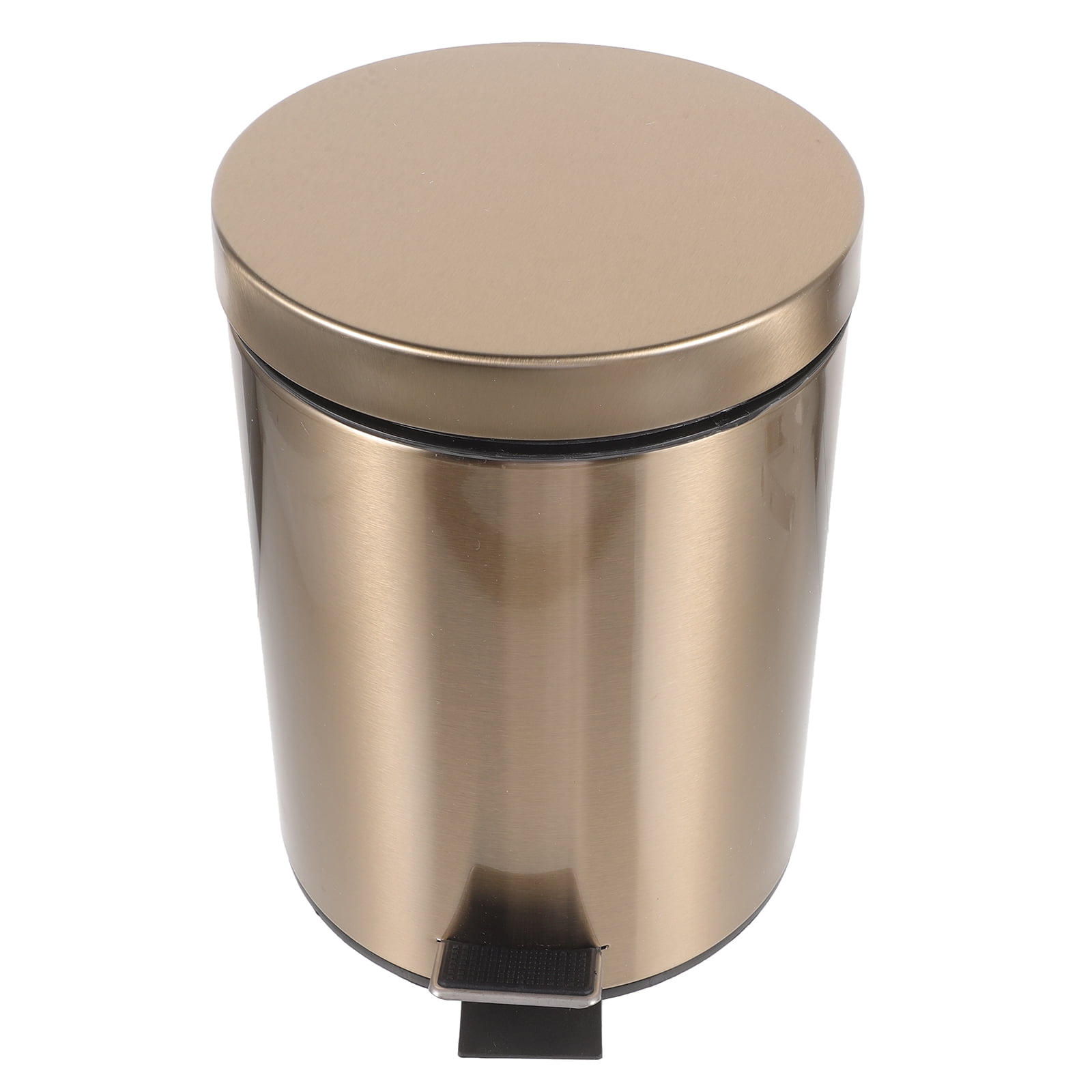 Living Room Trash Can Garbage Bin Stainless Steel Trash Bucket Office ...