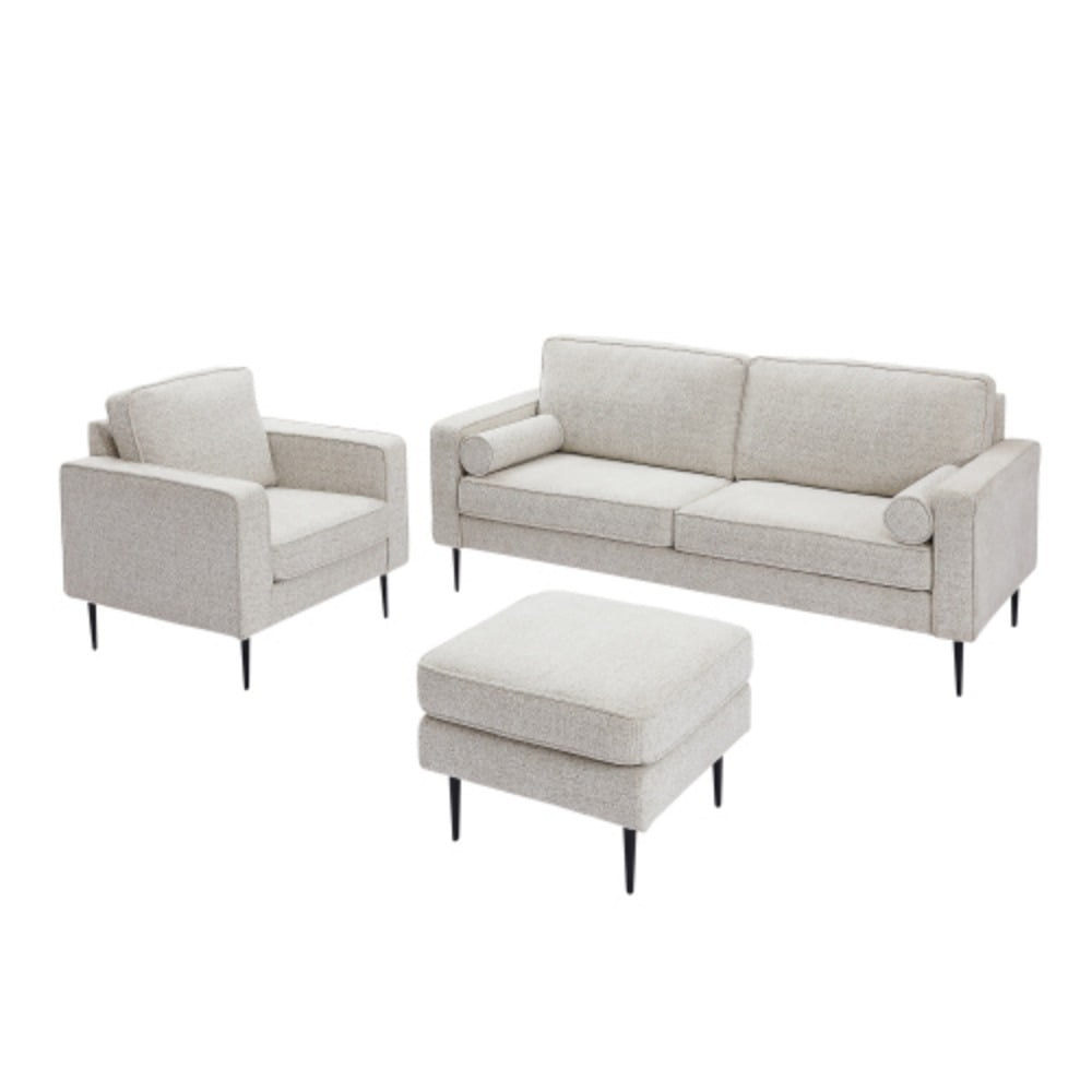 Living Room Upholstered Sofa with high-tech Fabric Surface ...