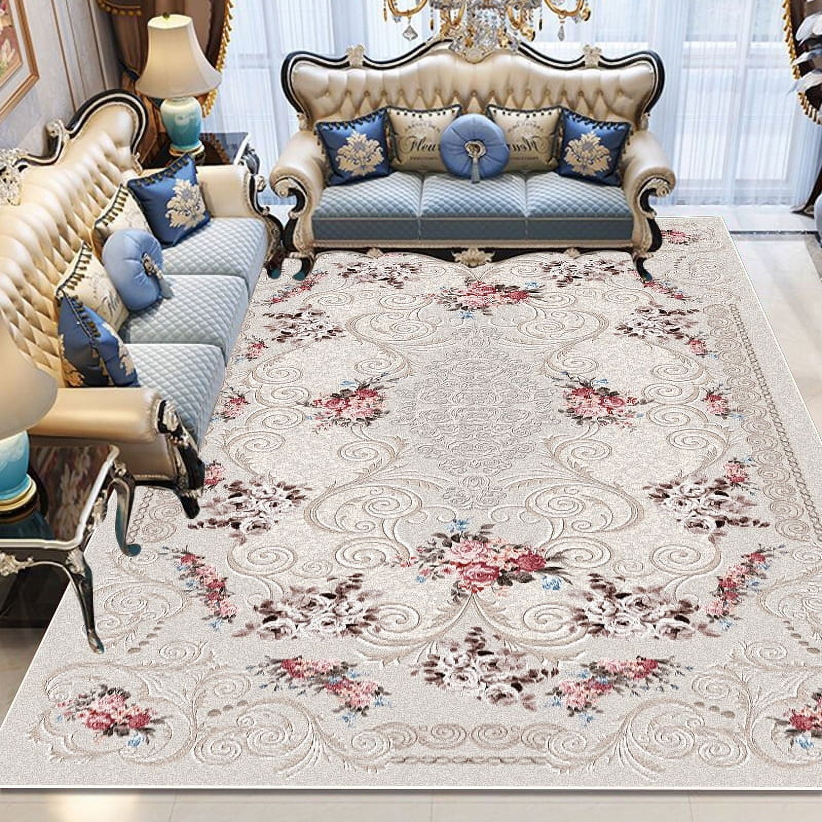 Living Room ration European Carpet Home Retro Persian Rugs Hall Sofa ...