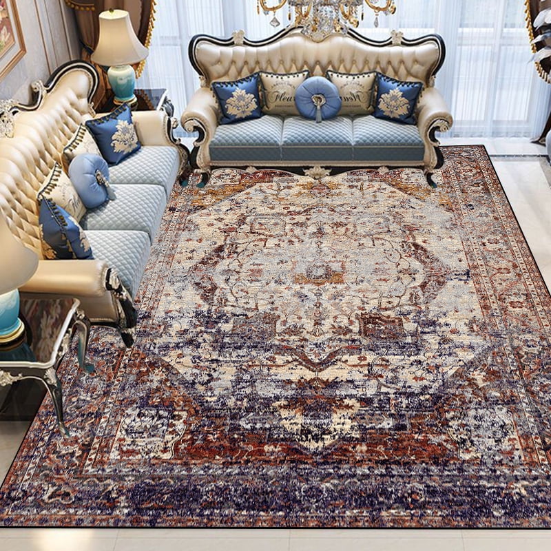 Living Room ration European Carpet Home Retro Persian Rugs Hall Sofa ...