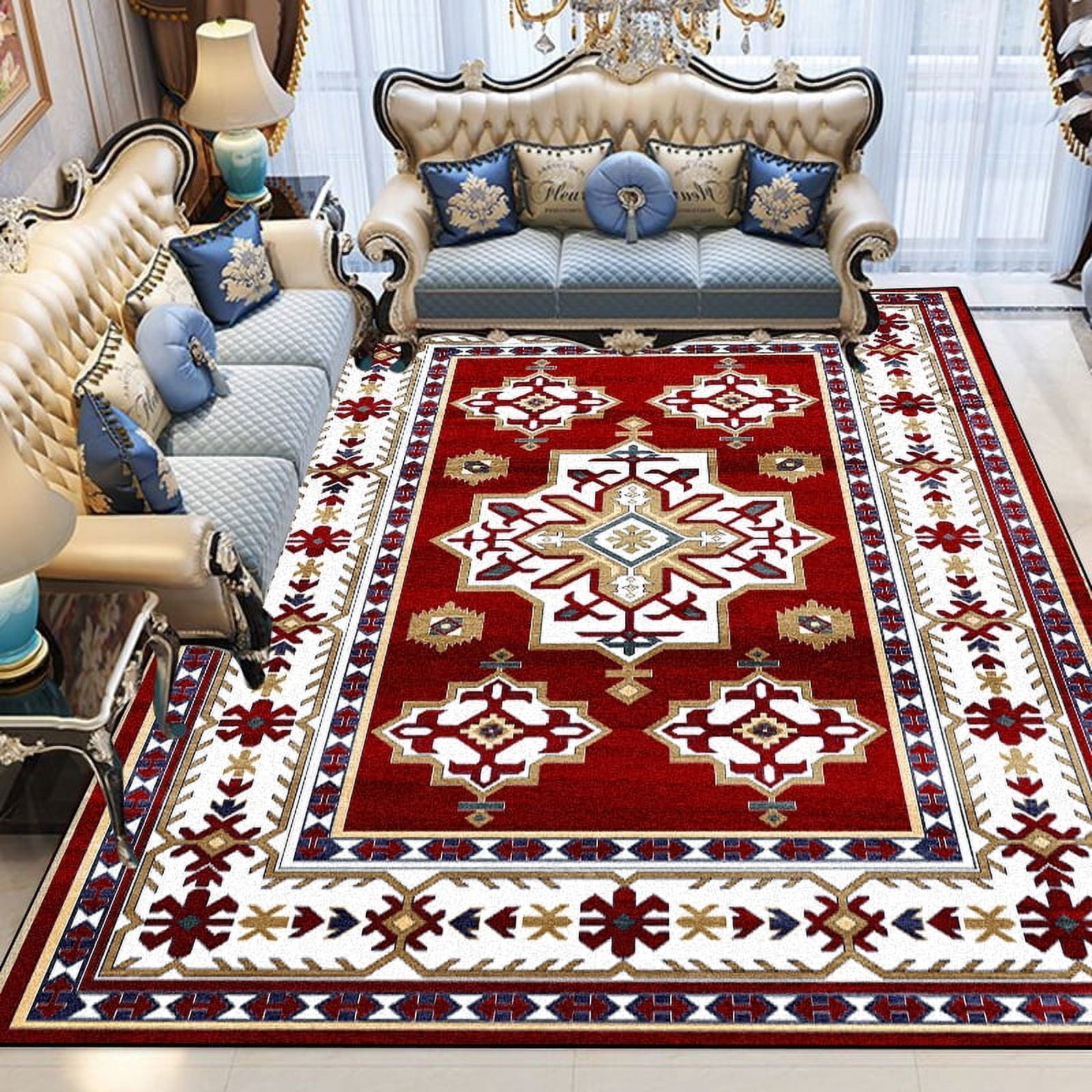 Living Room ration European Carpet Home Retro Persian Rugs Hall Sofa ...