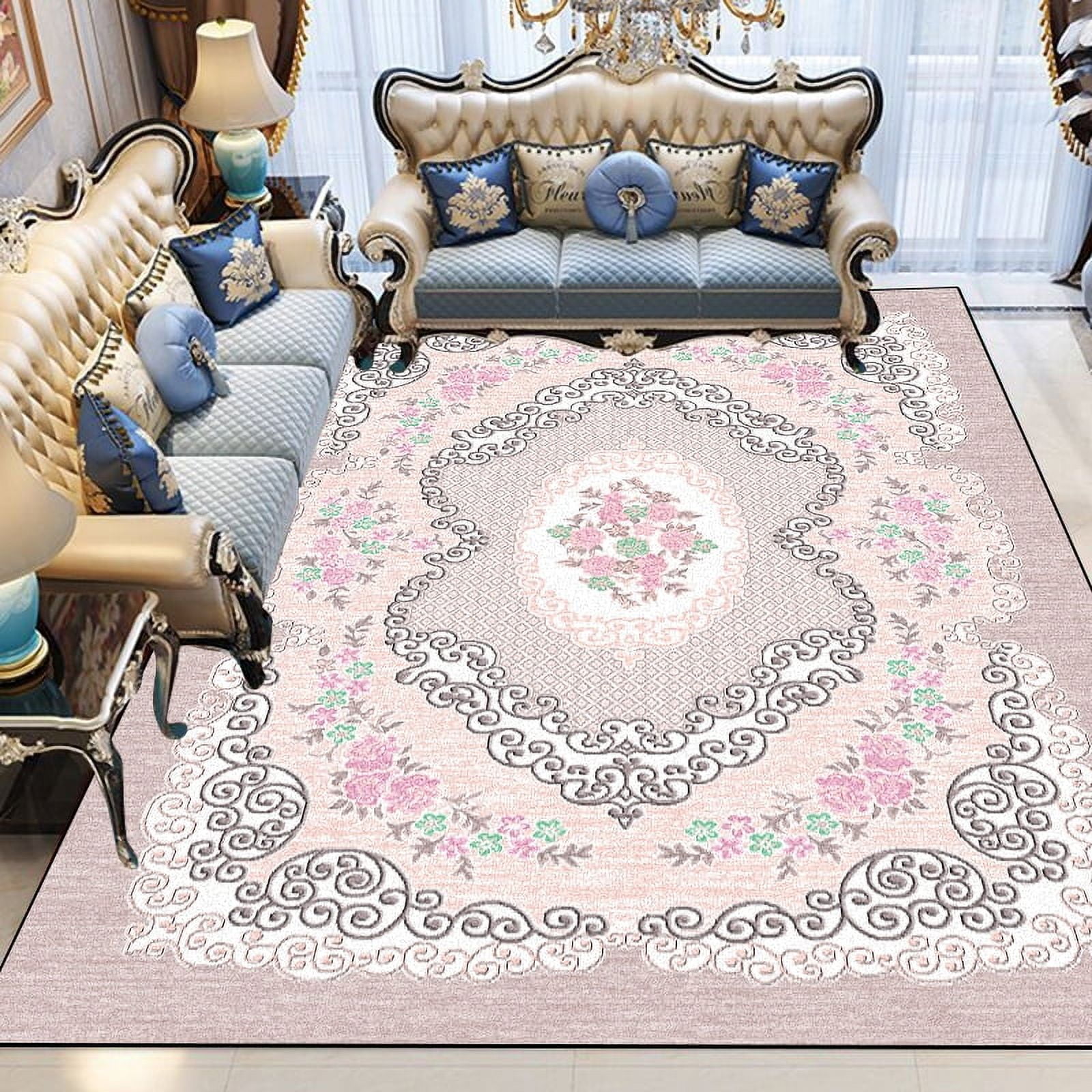 Living Room ration European Carpet Home Retro Persian Rugs Hall Sofa ...