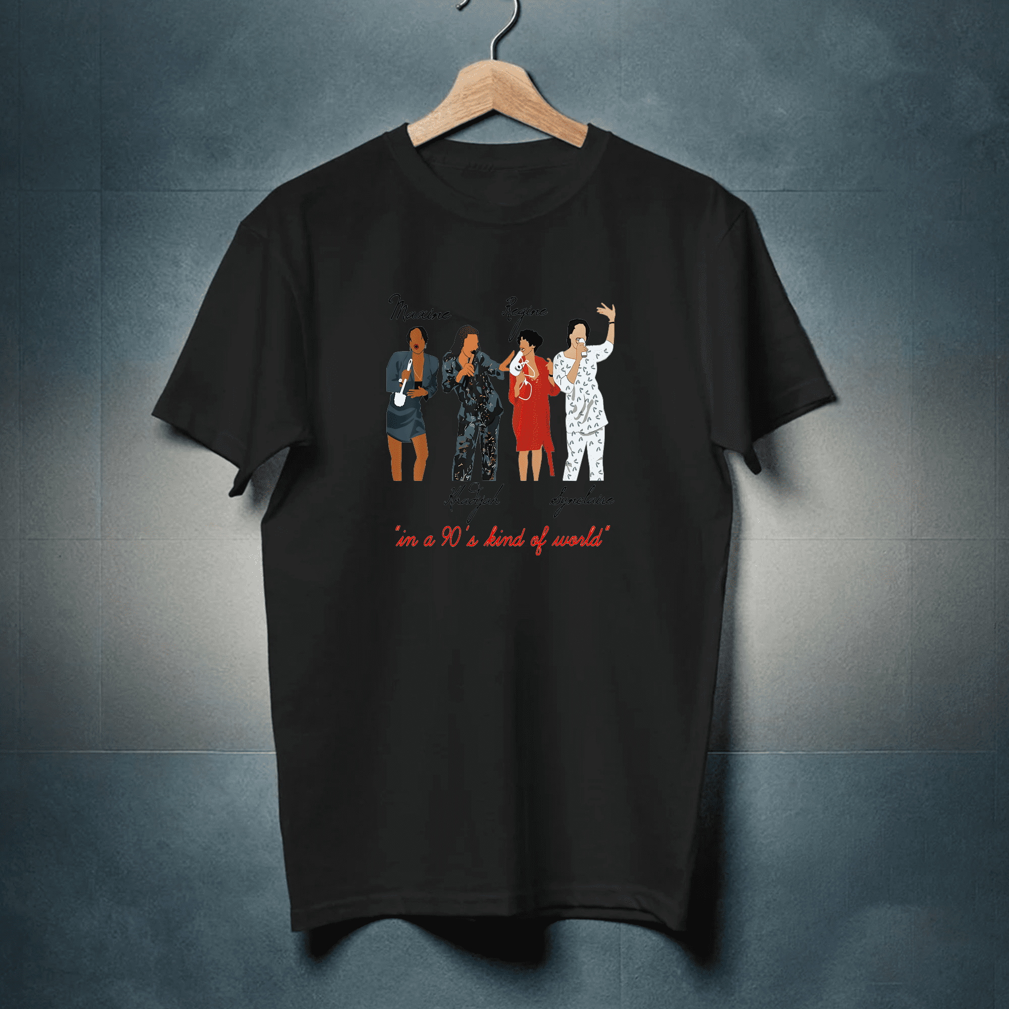 Living Single 90s TV show graphic unisex heavyweight tee - Walmart.com
