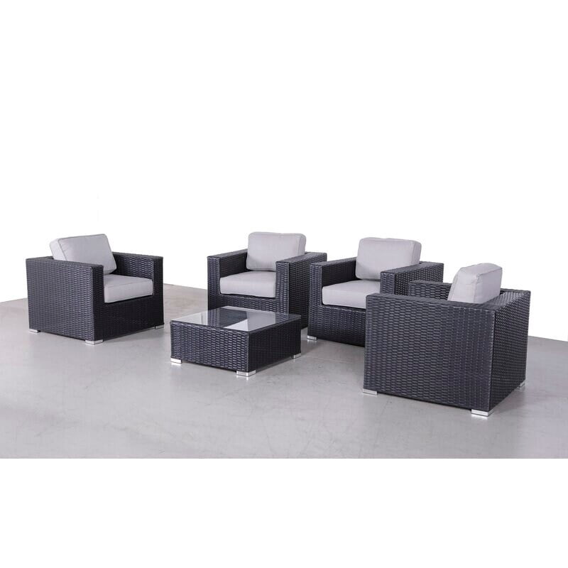 Living Source International 5-Piece Multiple Chairs Seating Group in ...