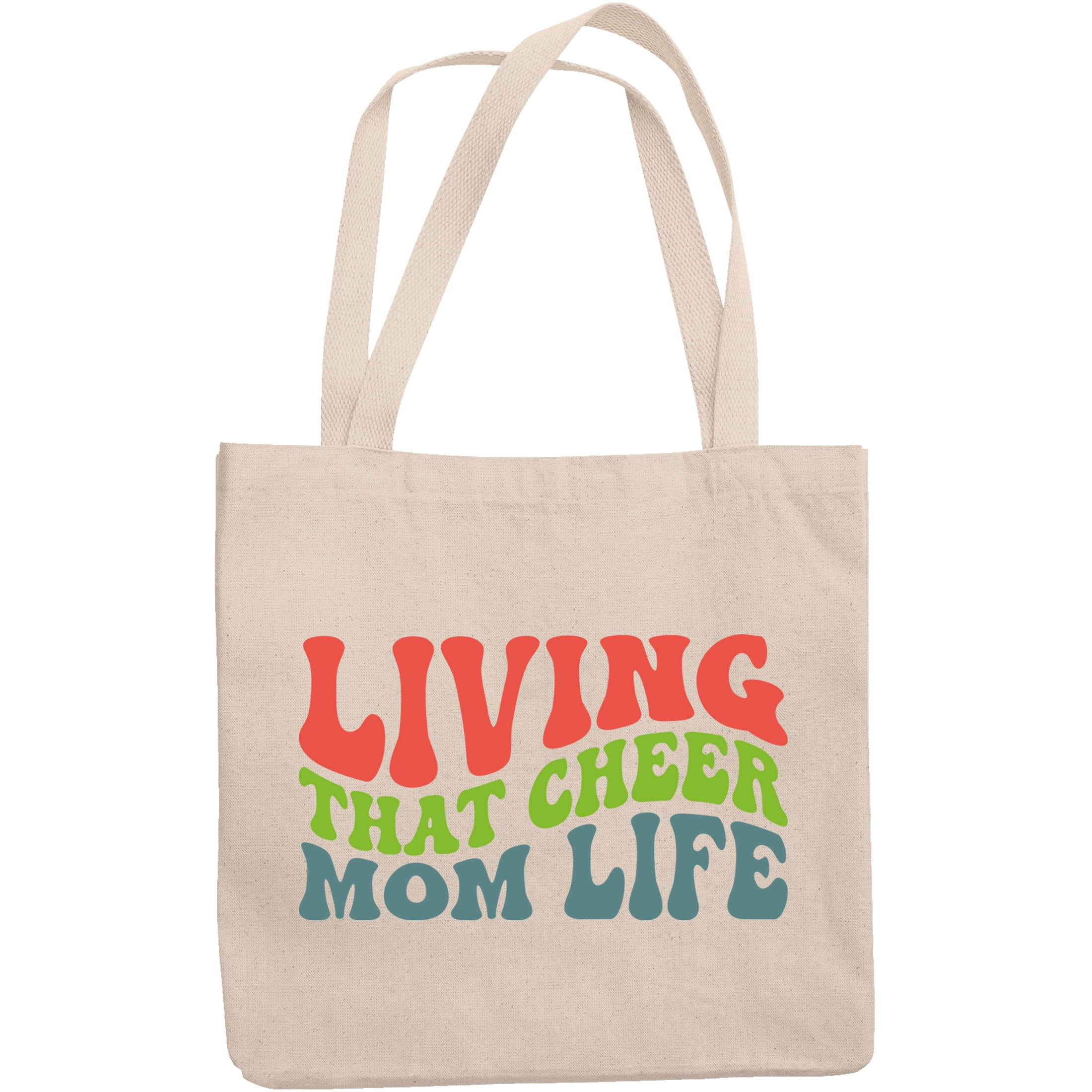 Living That Cheer Mom Life, Mother of a Cheerleader Themed, Groovy ...