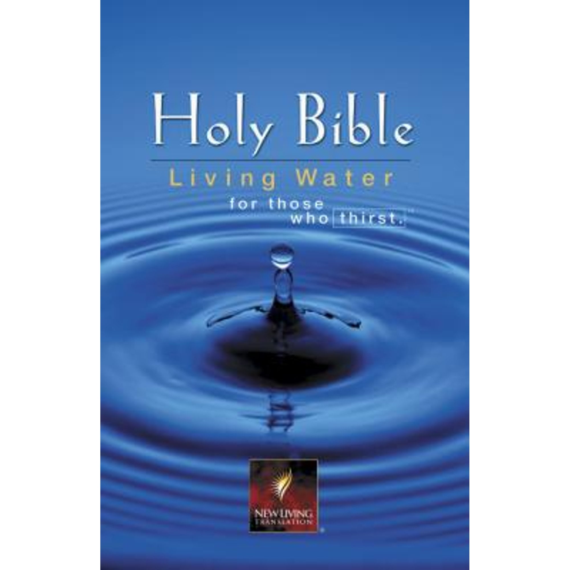 Pre-Owned Living Water Bible-Nlt: For Those Who Thirst (Hardcover ...
