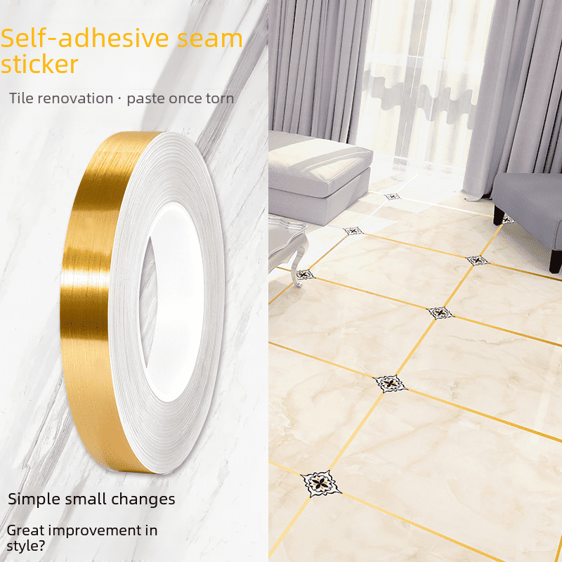 Living room bedroom floor tile waterproof beautiful edge line beautiful ...