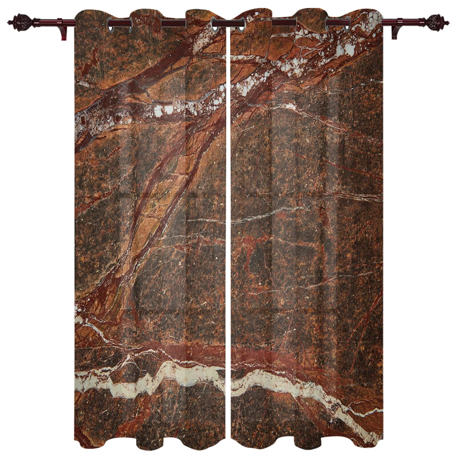 Living room curtains Texture Special National Symbols Spiral 2 panels ...