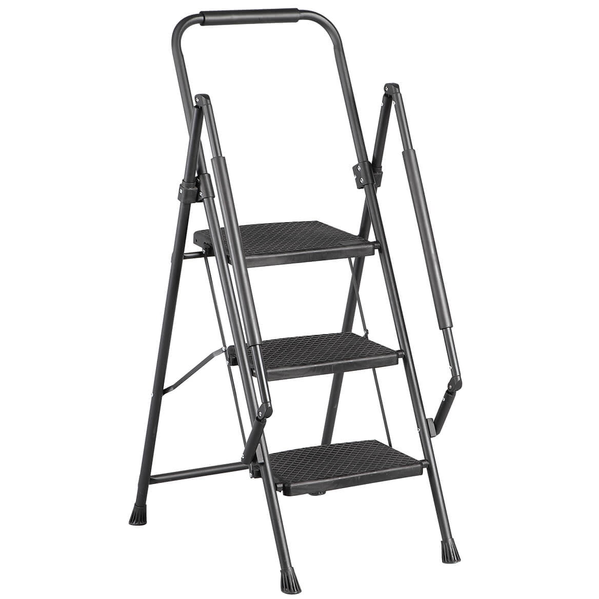LivingSURETM 3 Step Ladder with Padded Handrails XL - Walmart.com