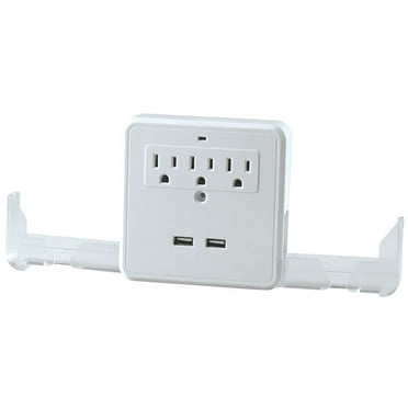 Leviton R02-T5632-0BW 15 Amp White USB & Receptacle Combination Outlet ...