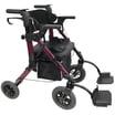 Drive Medical Duet Wheelchair Walker Rollator Combo, Terrain Mobility ...