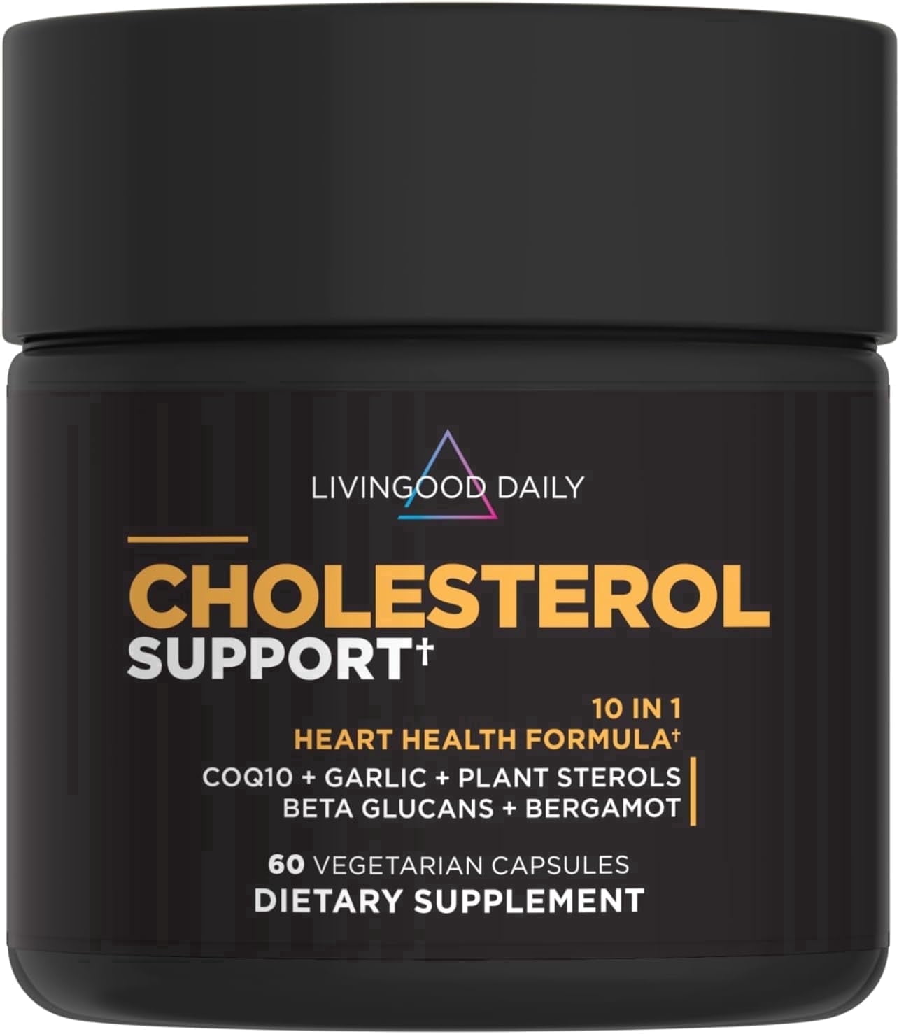 Livingood Daily Natural Premium Blood Pressure & Healthy Cholesterol ...