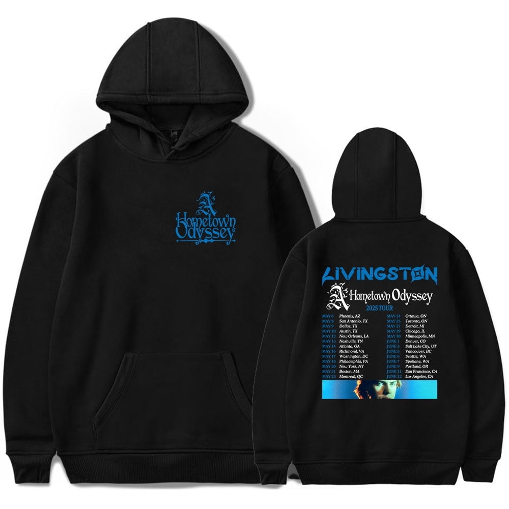 Livingston A Hometown Odyssey 2025 Tour Merch Hoodies, unisex styles ...
