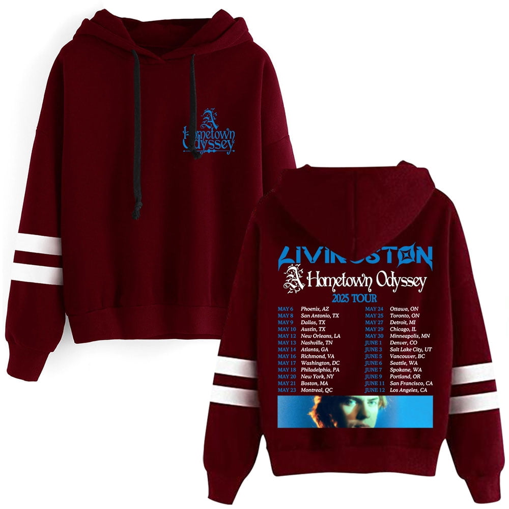 Livingston A Hometown Odyssey Tour 2025 Merch Pullovers Pocketless ...