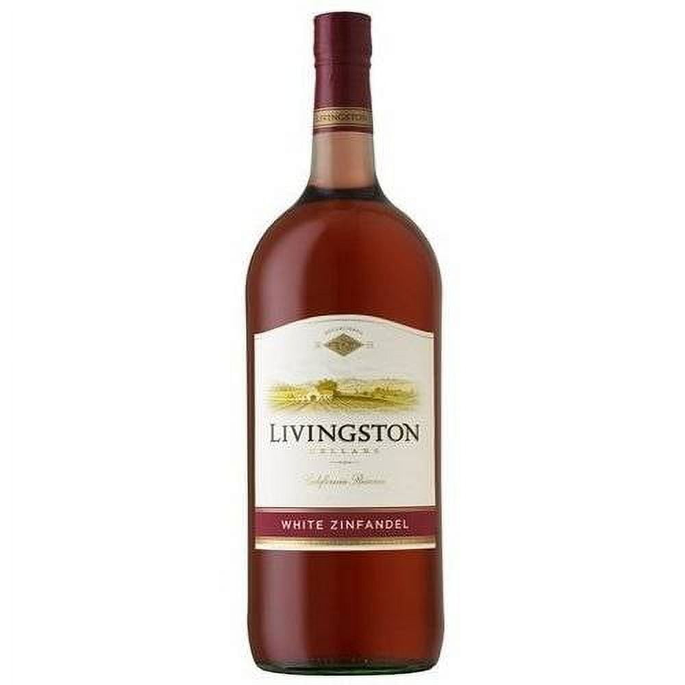 Livingston Cellars White Zinfandel Rose Wine, 1.5 Liter Glass Bottle, 7 ...