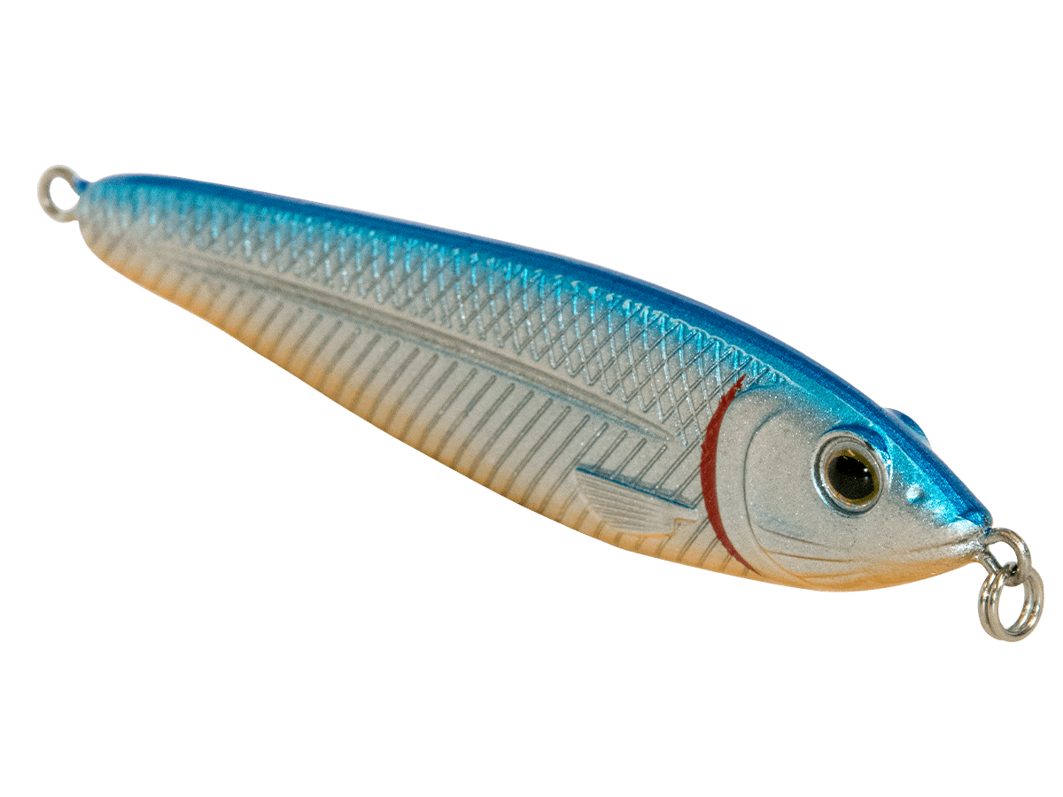 Livingston Lures EBS Jigging Spoon-Blue Back Chrome Shad - Walmart.com