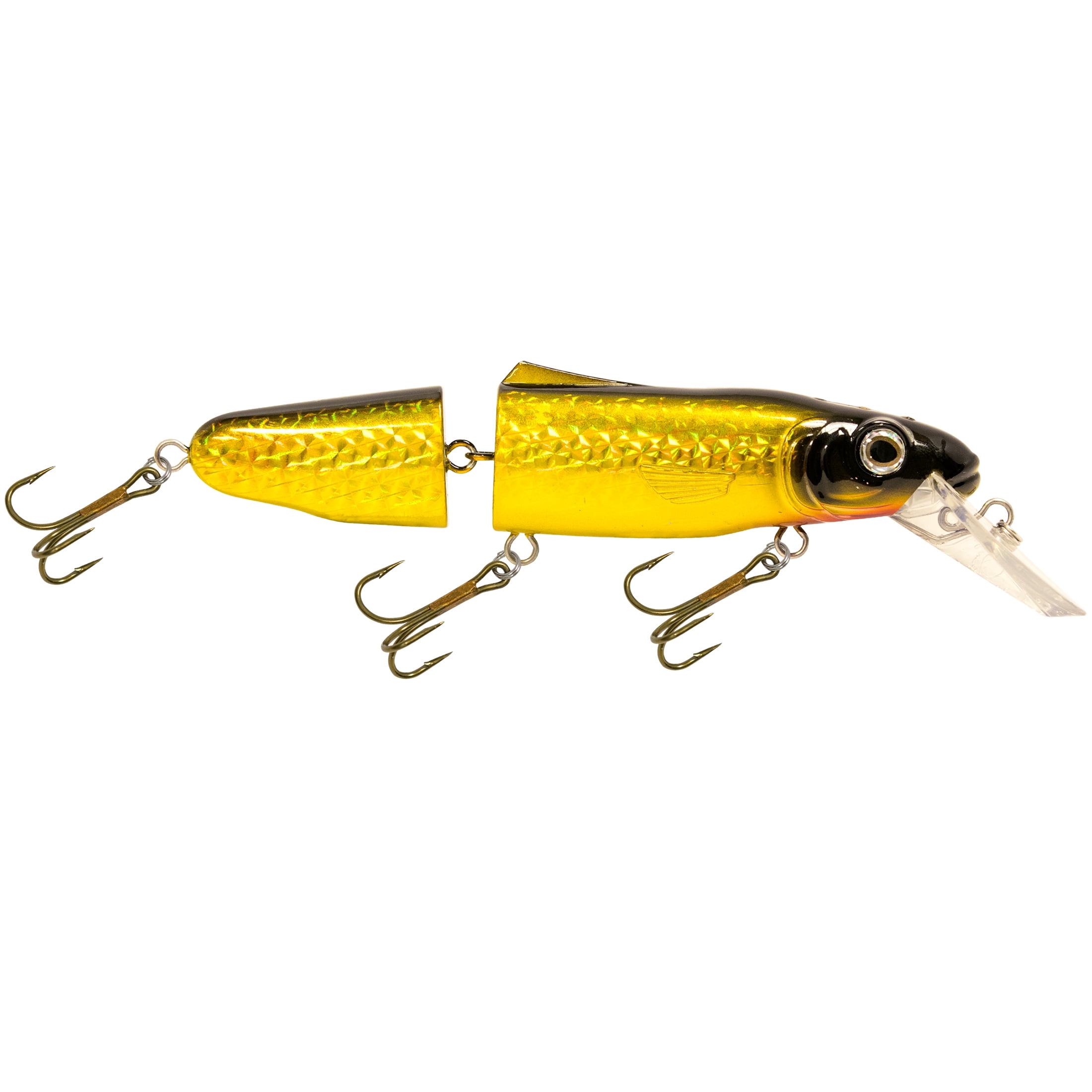 Livingston Lures Pounder-Gold Metallic Scale Black - Walmart.com