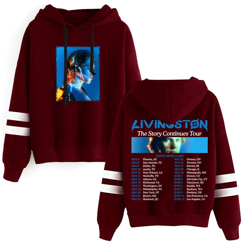 Livingston The Story Continues Tour 2025 Merch Pullovers Pocketless ...