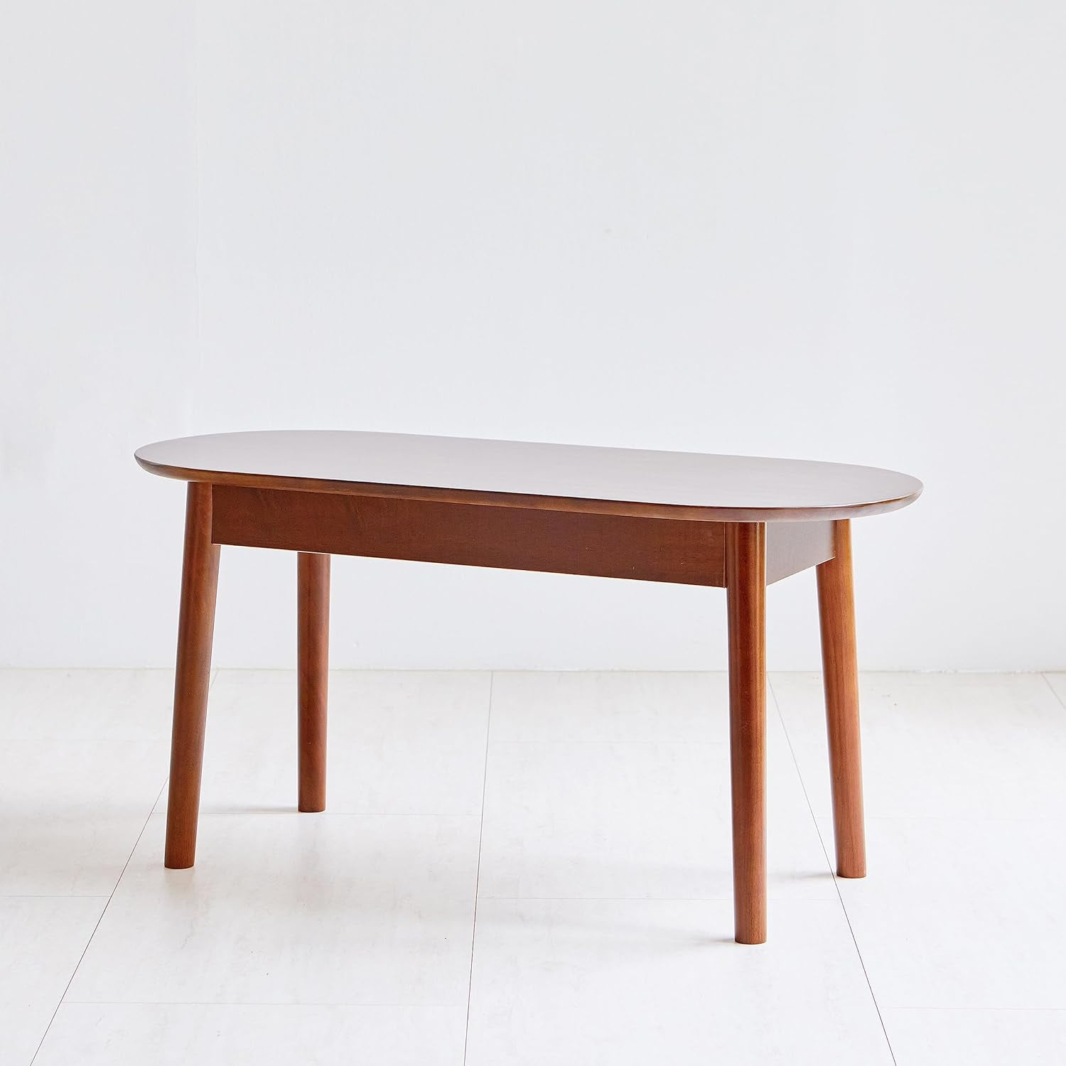 Livinia Aslan 35" Malaysian Oak Round Wooden Dining Bench/Solid Wood ...