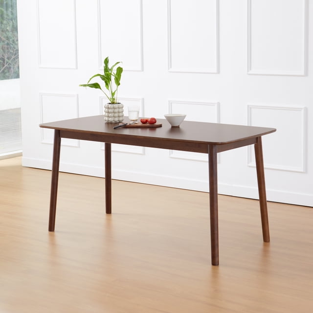 Livinia Aslan 59" Large Wooden Dining Table/Mid Century Modern ...