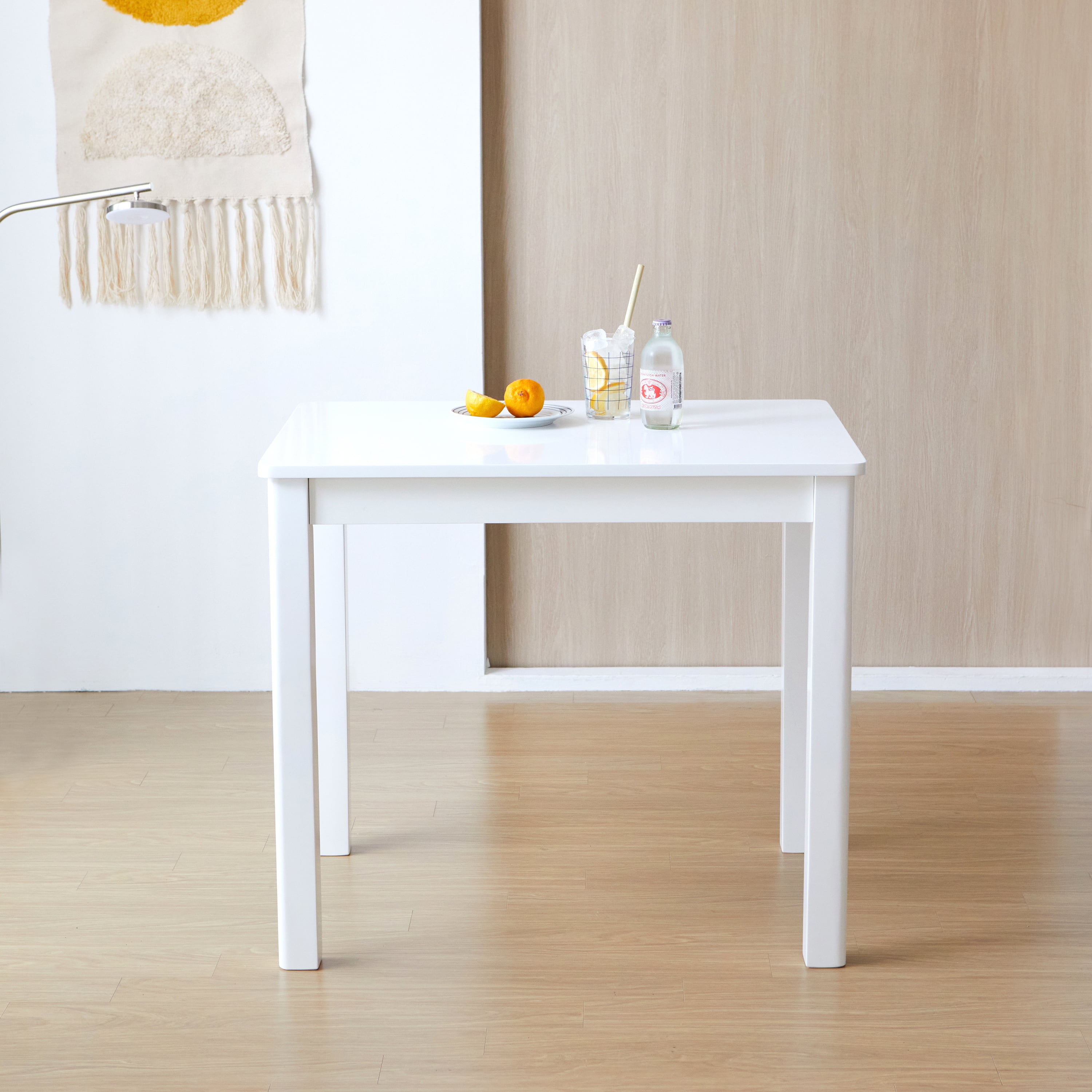 Livinia Cabin 33.5" Wooden Dining Table/Small Rectangular Modern ...