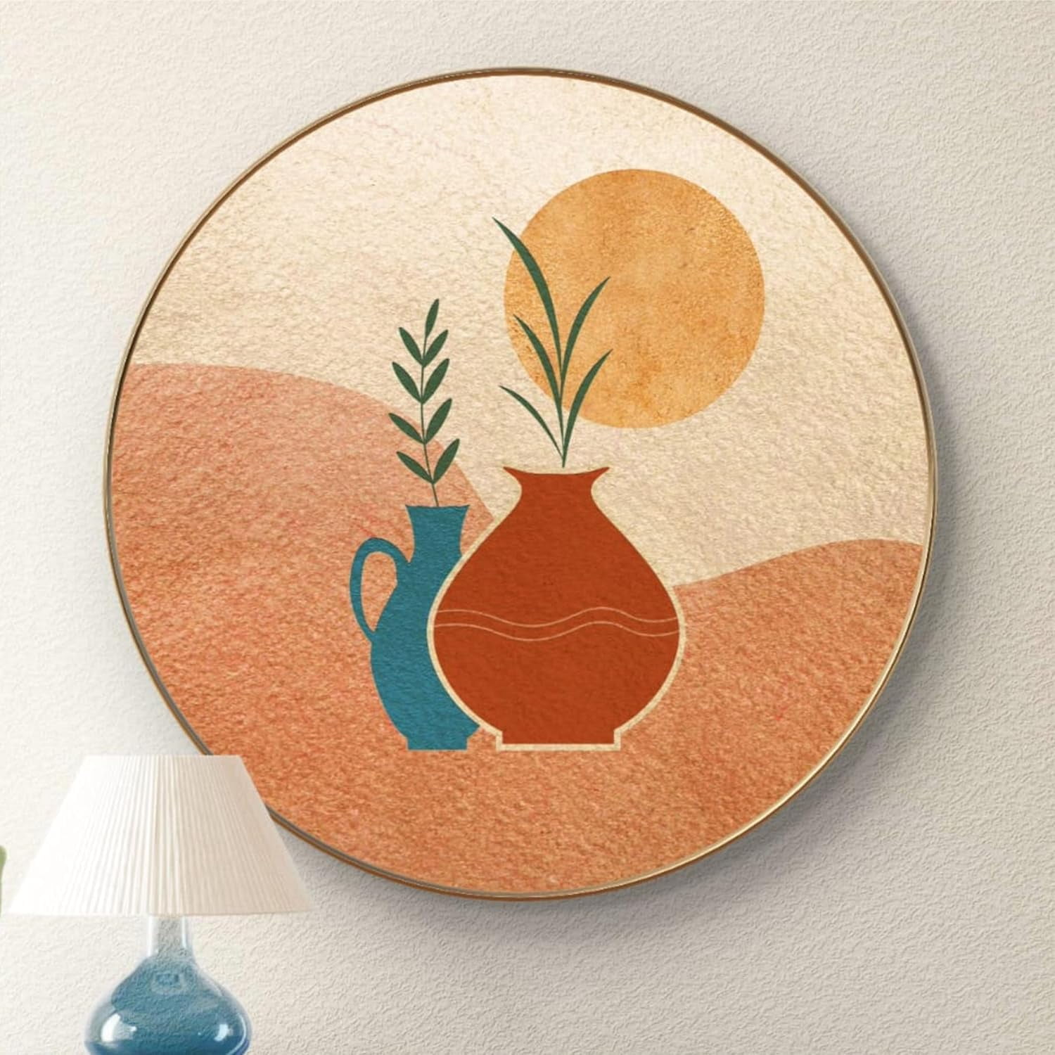 Livinluxe paintings flower modern art Premium Sparkle lamination Golden ...