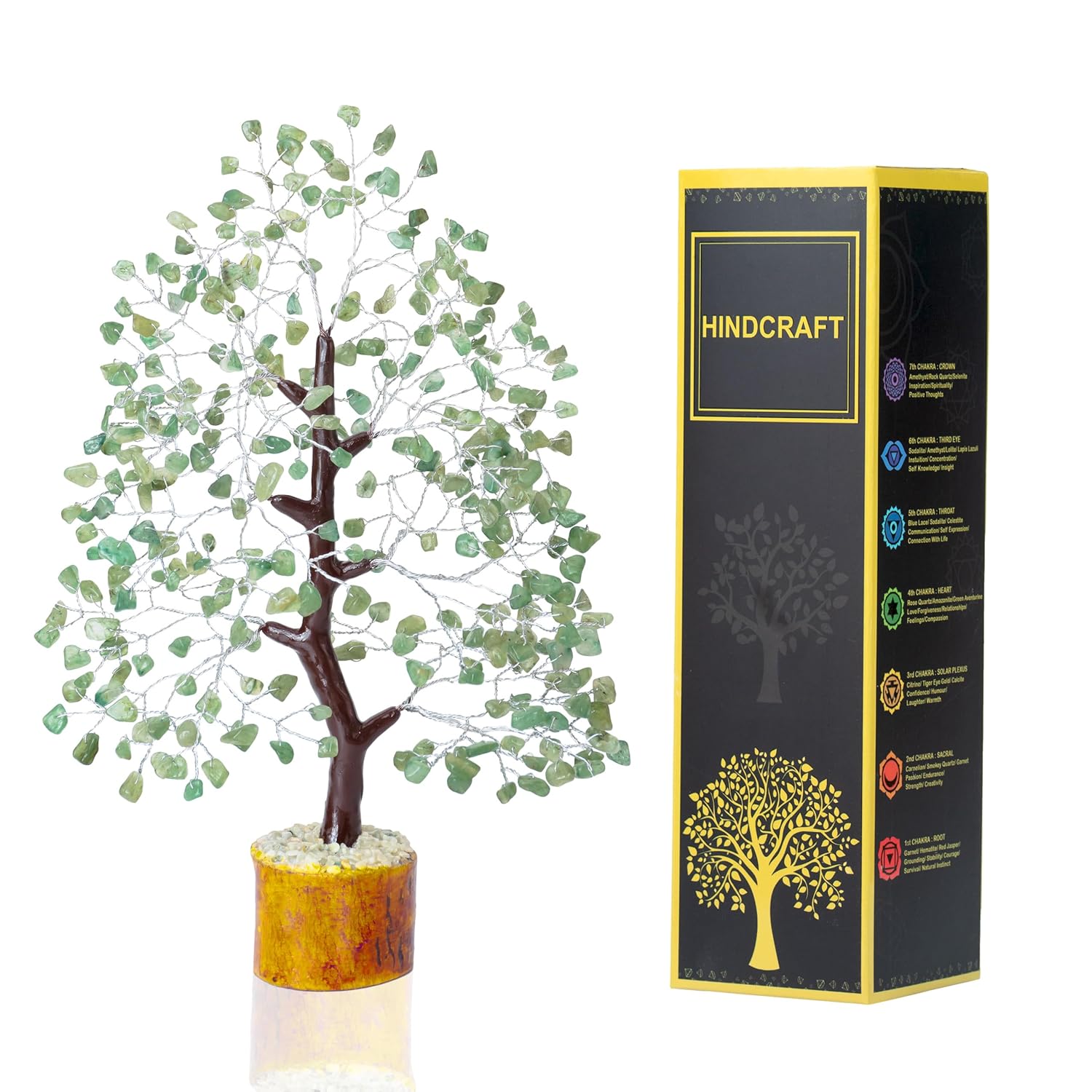 Livinwise Green Jade Crystal Tree | Artificial Tree for Home Decoration ...