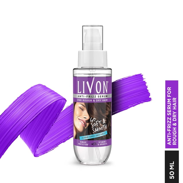 Livon Hair Serum for Women for Dry and Rough Hair | 24-Hour Frizz-Free ...