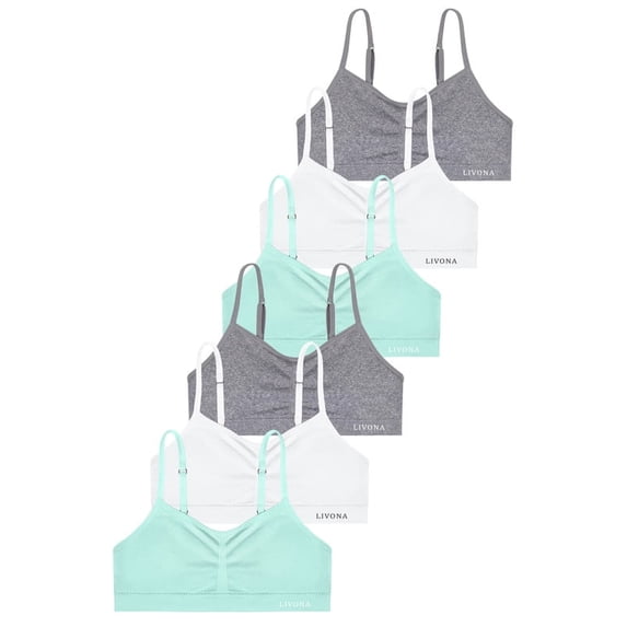 Livona Training Bras for Girls-Sports Bra, Fitness Bra, Padded Everyday ...