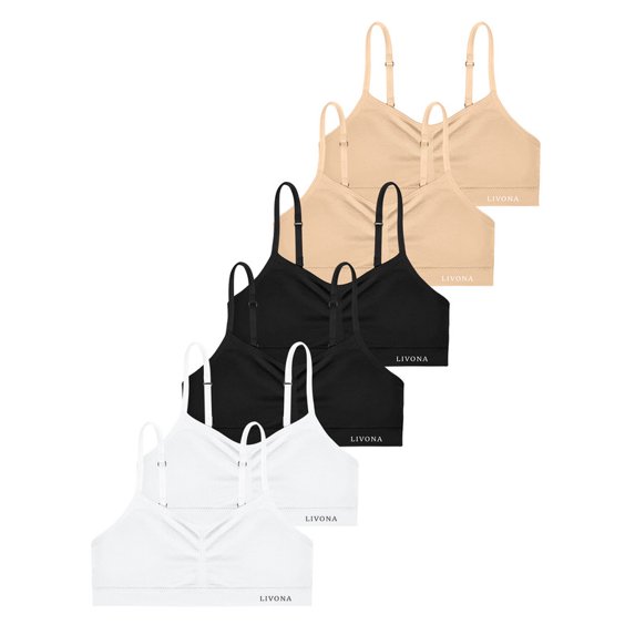Livona Training Bras for Girls-Sports Bra, Fitness Bra, Padded Everyday ...