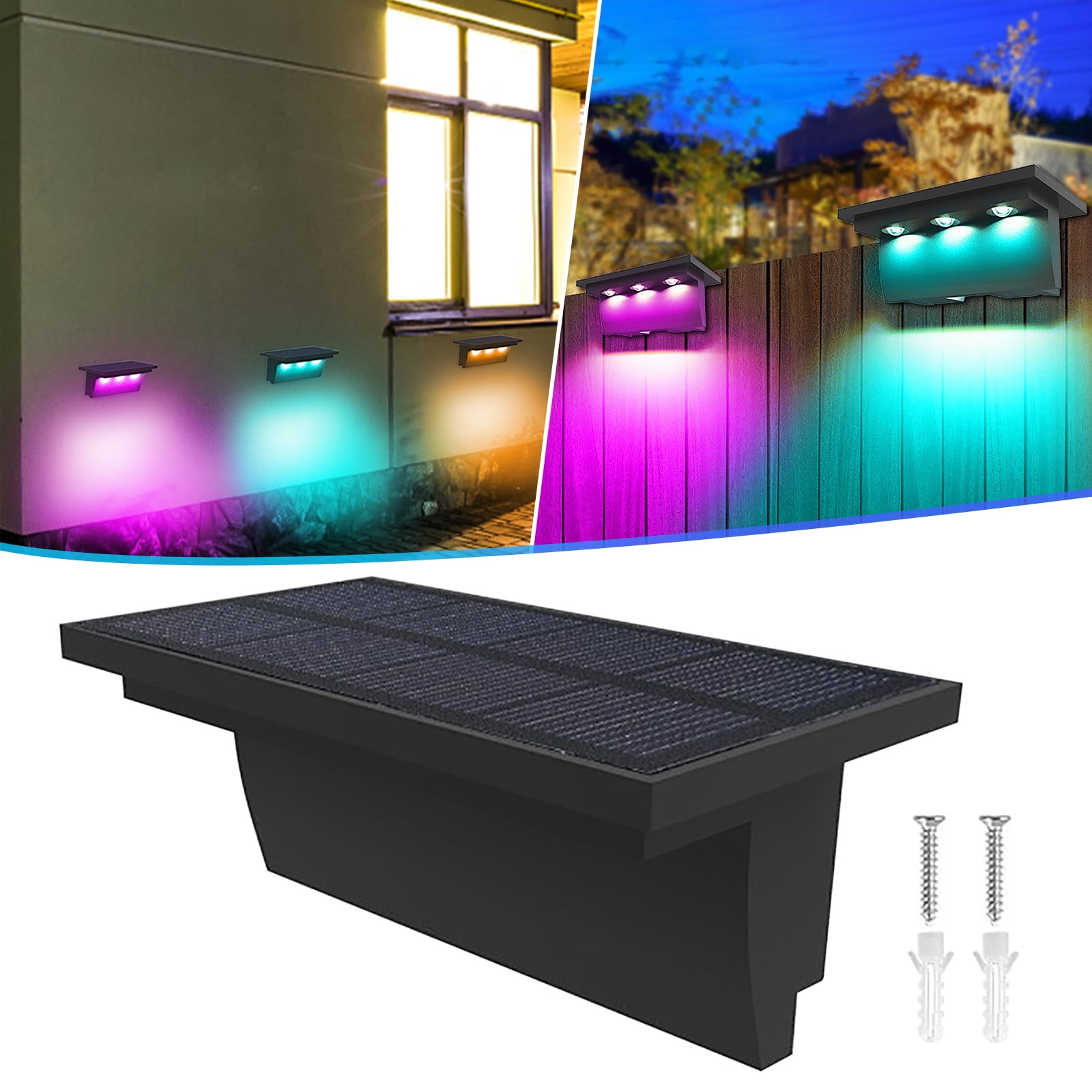 Livrdious 2024 New Outdoor Courtyard Solar Outdoor Wall Light Corridor ...