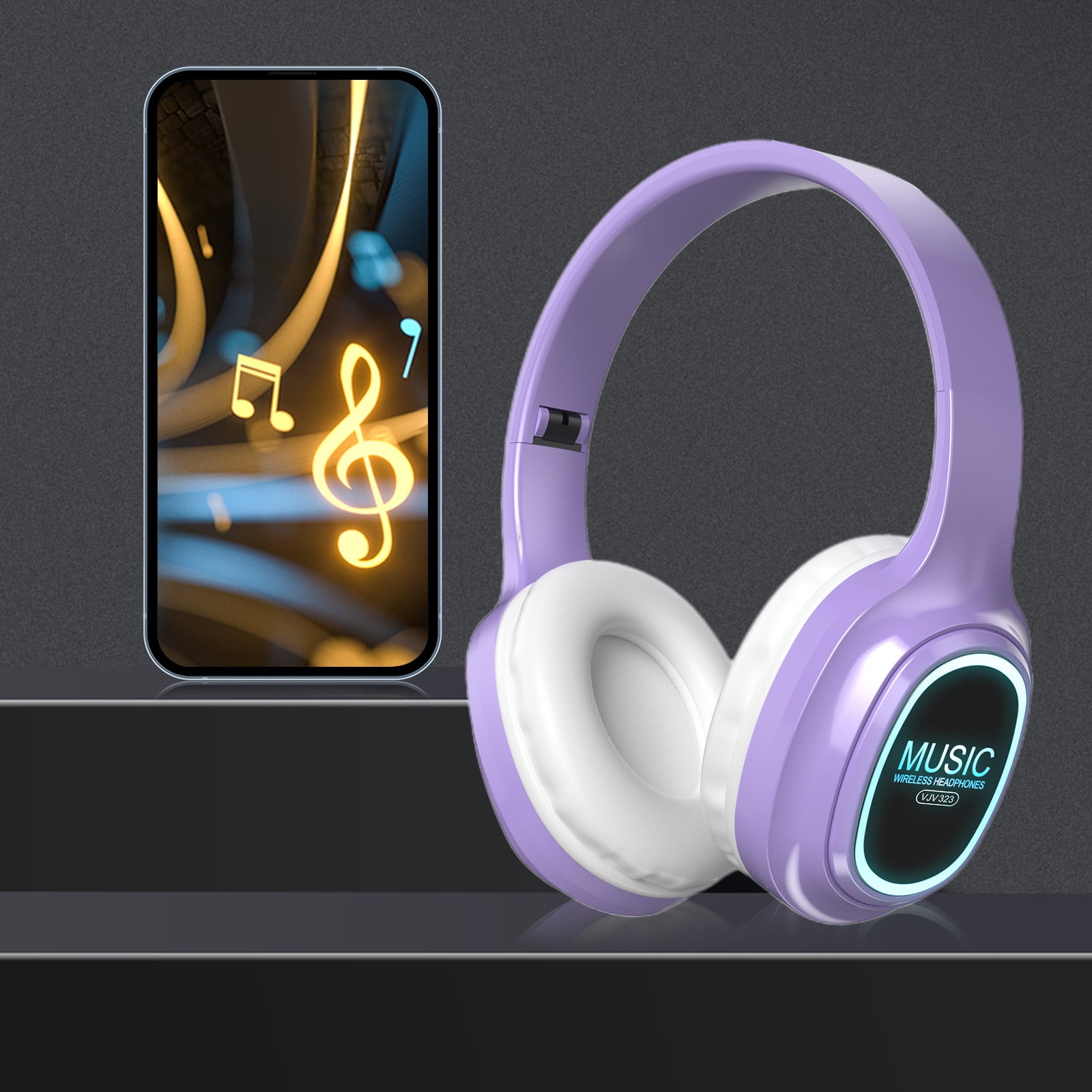 Livrdious Bluetooth Headphones Wireless Earbuds Over Ear Bluetooth ...