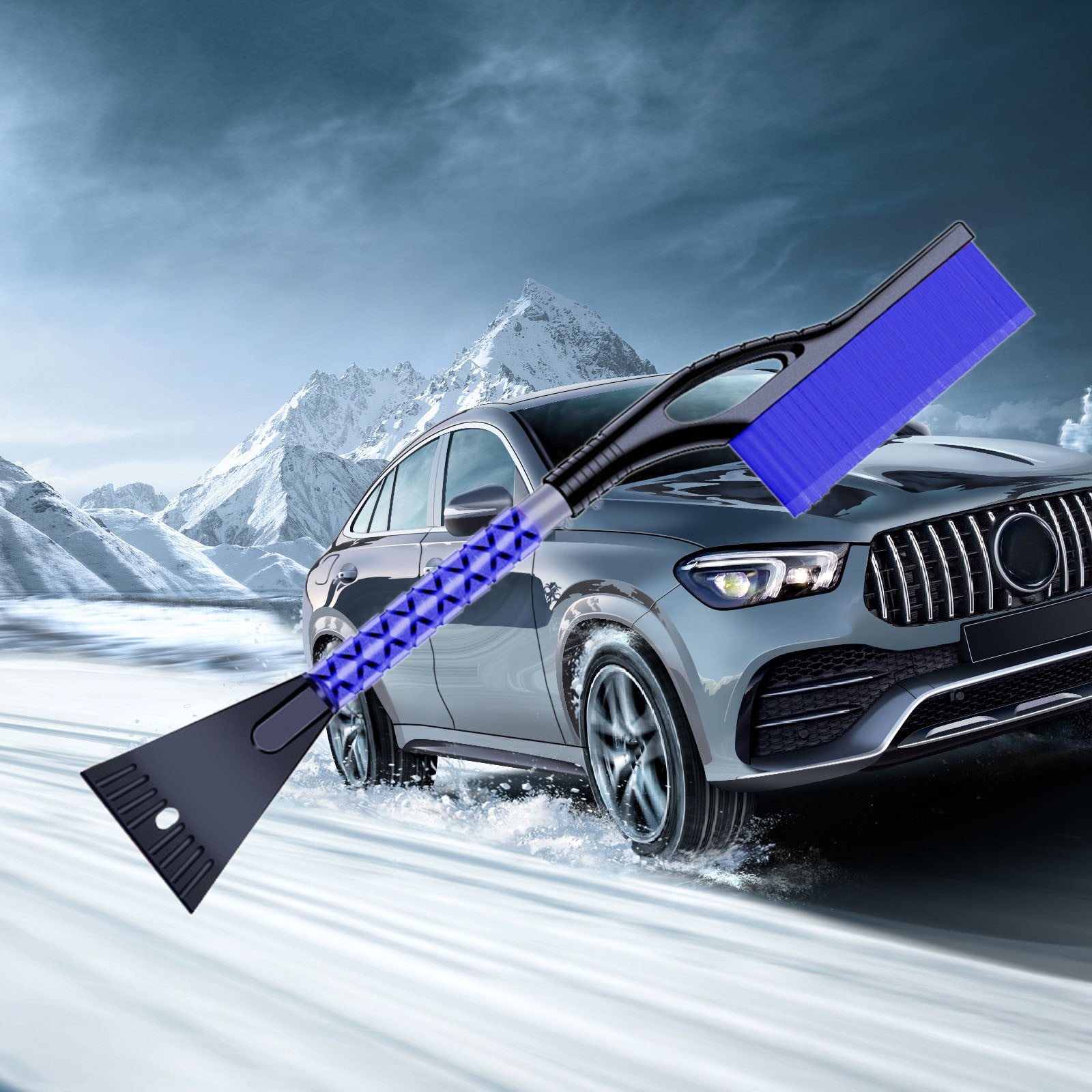 Livrdious Car Retractable Snow Shovel Snow Brush Multi-functional ...