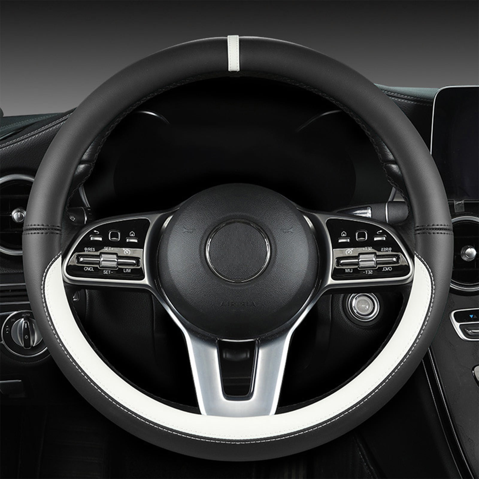 Livrdious Car Steering Wheel Cover Protector Without Inner Ring Non ...