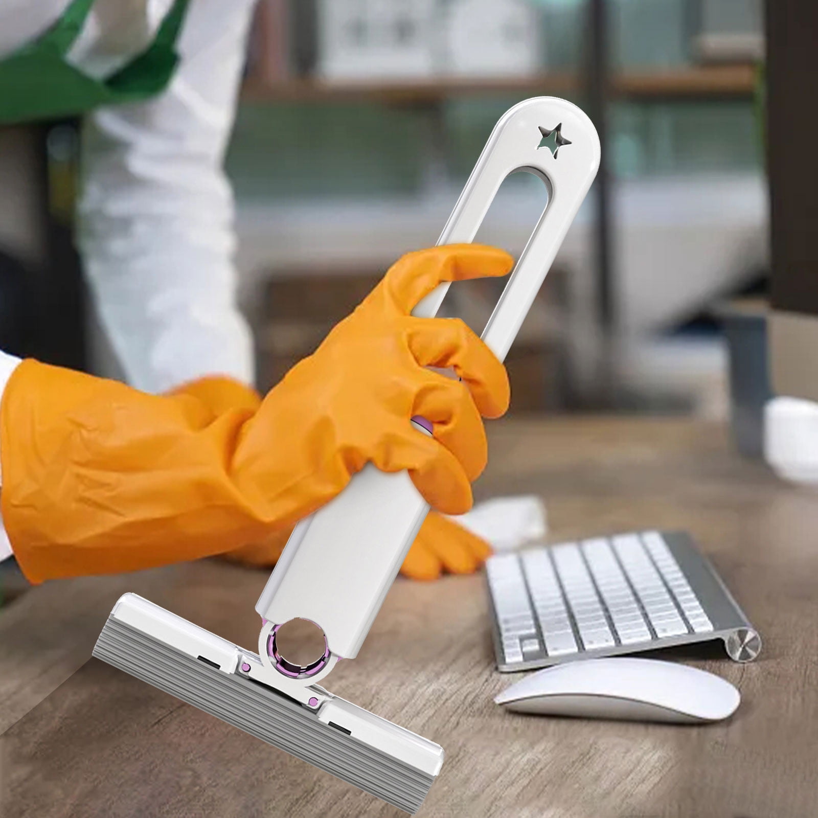 Livrdious Desktop Mini Mop No Need To Wash By Hand Portable Instead Of ...