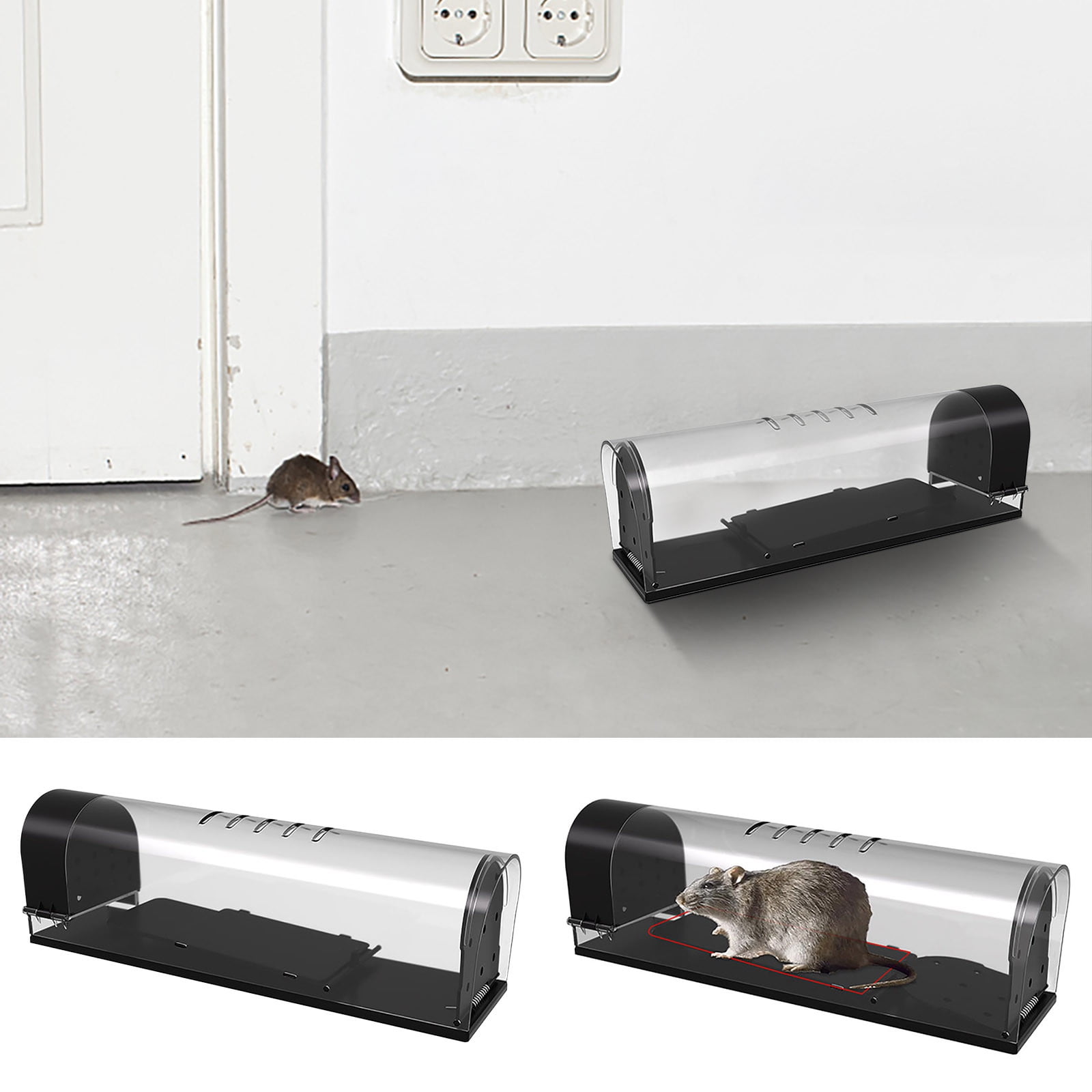 Livrdious Humane Mouse Trap, Live Catch Release, Easy To Set Live Mouse ...