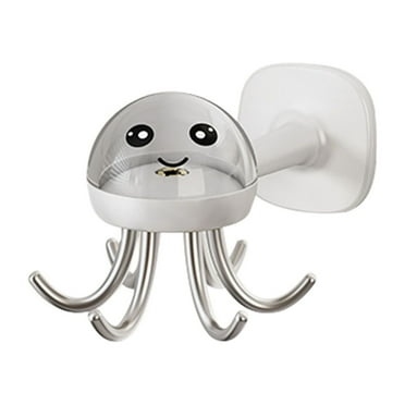 Merrick Lane 24 Inch Wall Mount Black Pine Wood Storage Rack with 5 ...