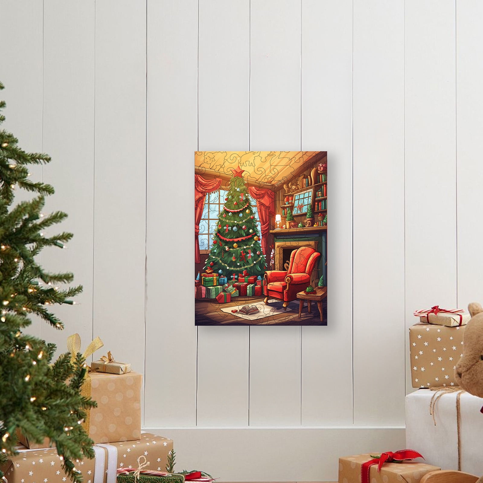 Livrdious Popular Christmas Wooden Puzzle Bird Shaped Anicorporeal Mal ...