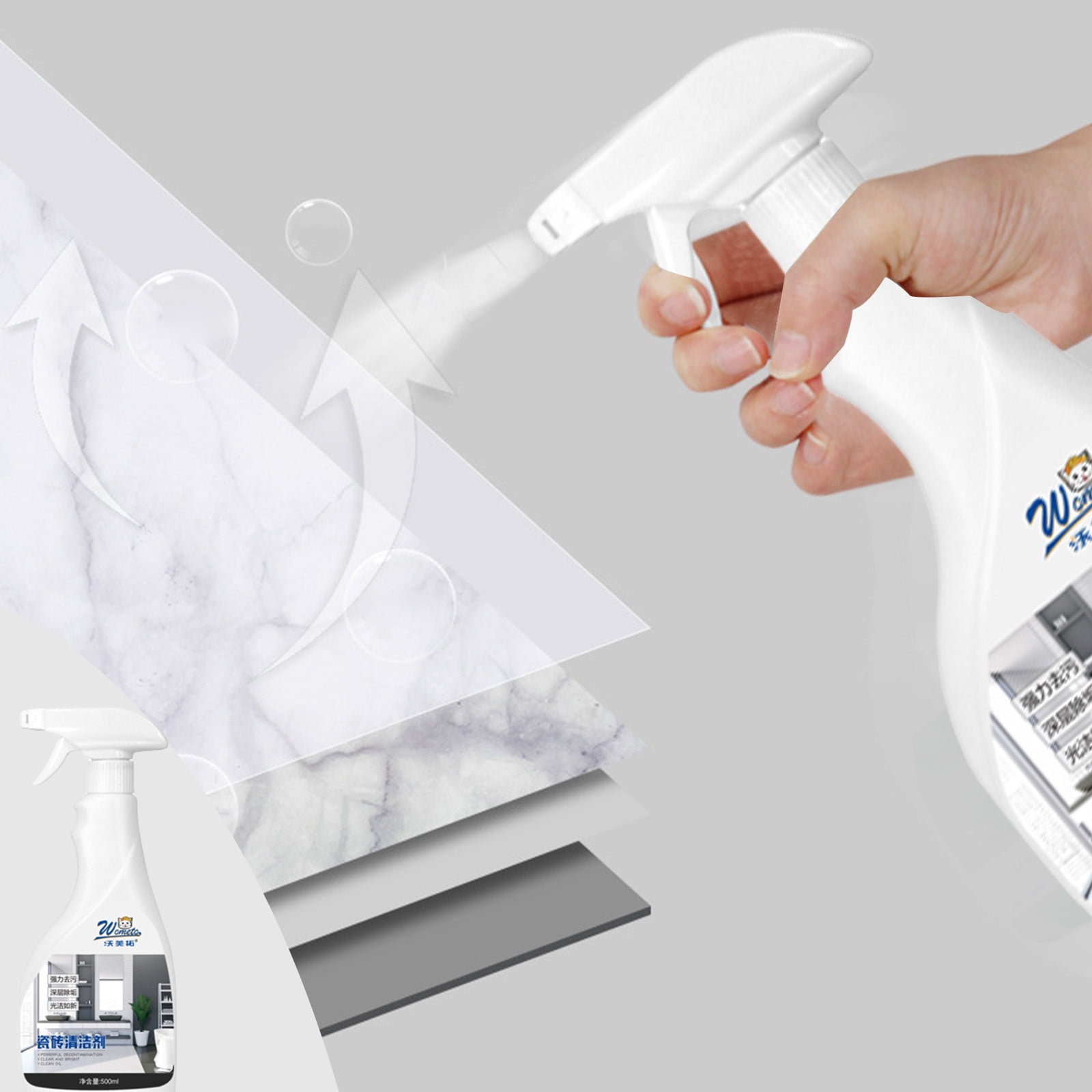 Livrdious Tub And Tile Cleaner, Floor Cleaner, Bathroom Cleaner, Tile ...