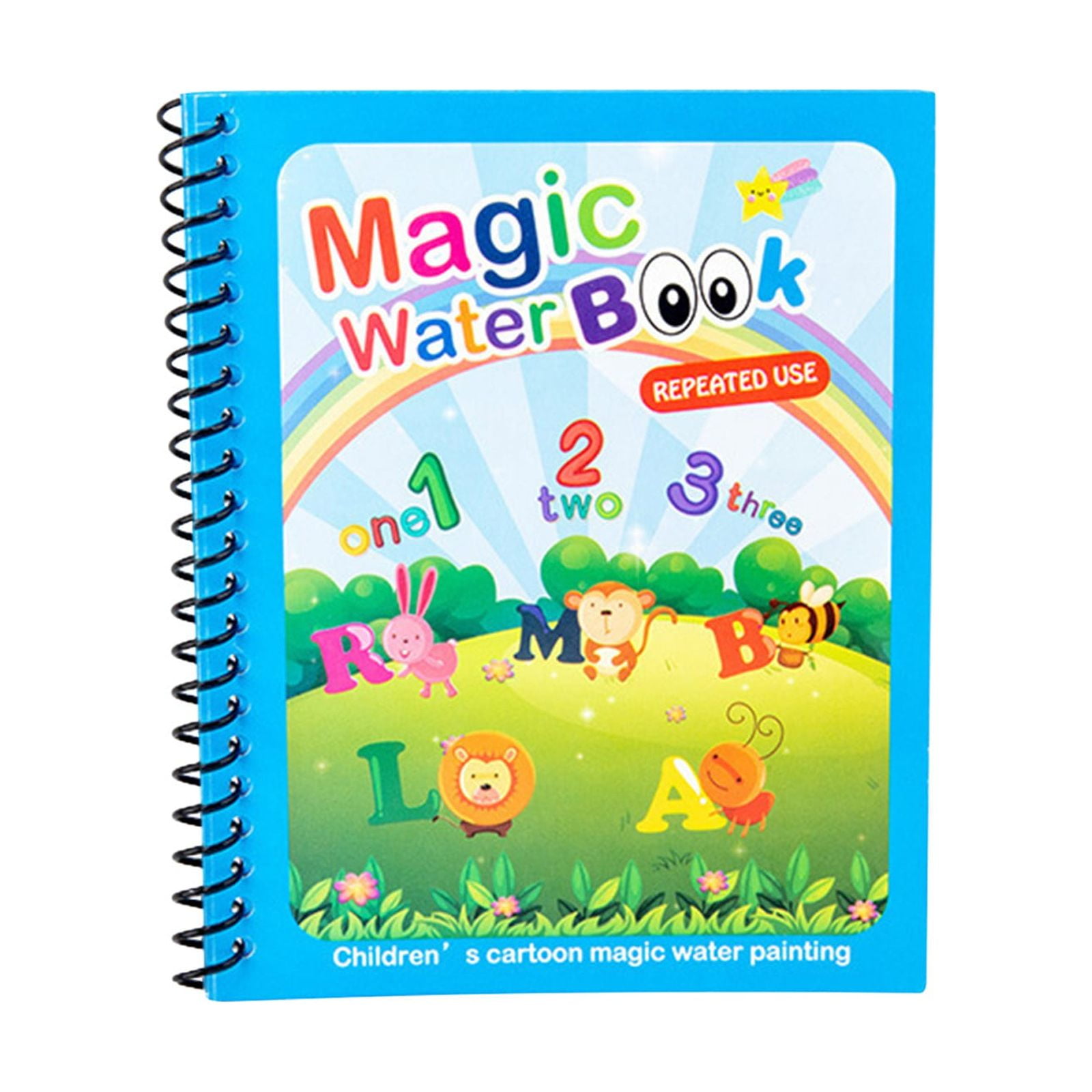 Livrdious Water Painting Book Water Painting Book Reusable Water ...