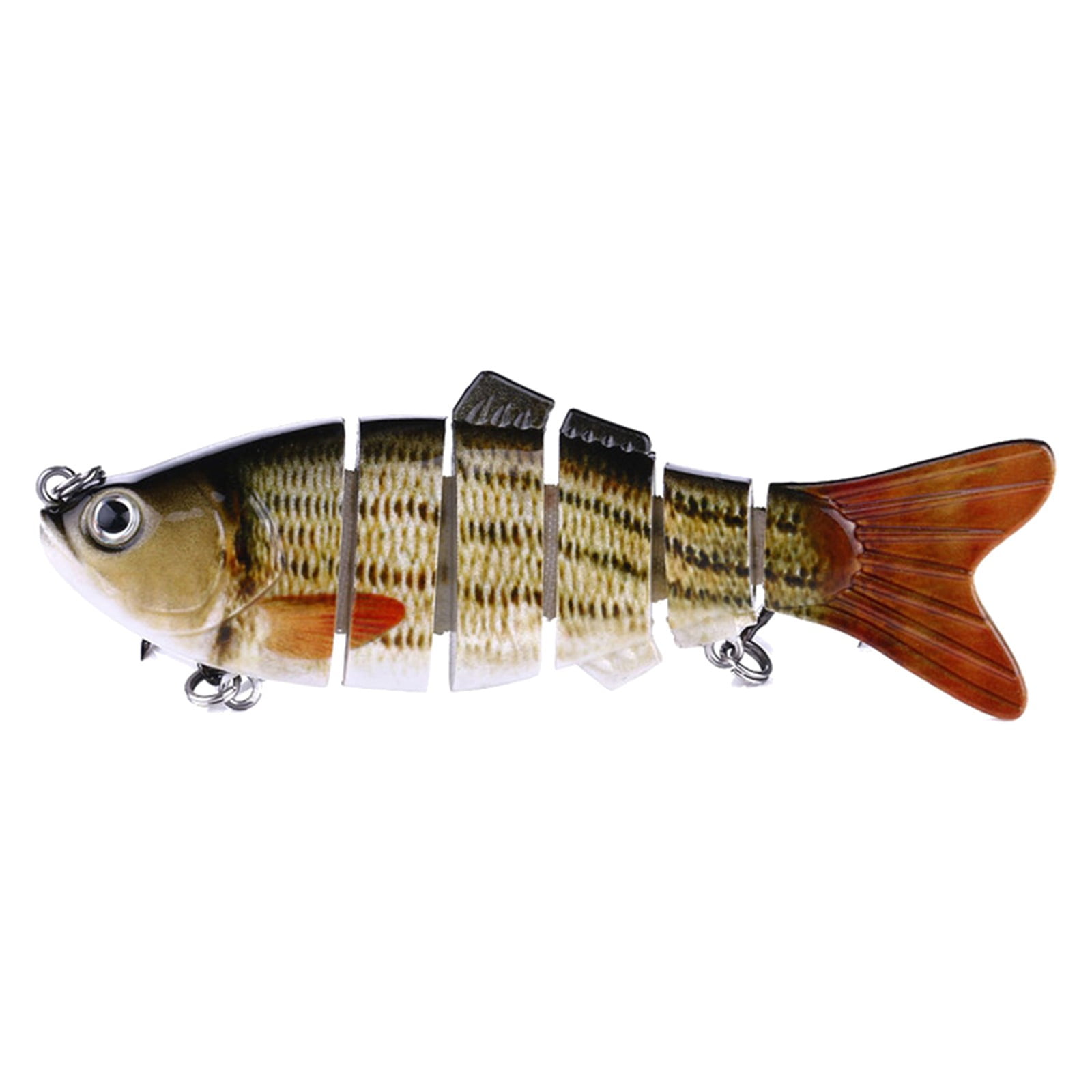 Livvly 3D Simulation Fish Hook, Large Multi Jointed Fishing Lures Bait ...