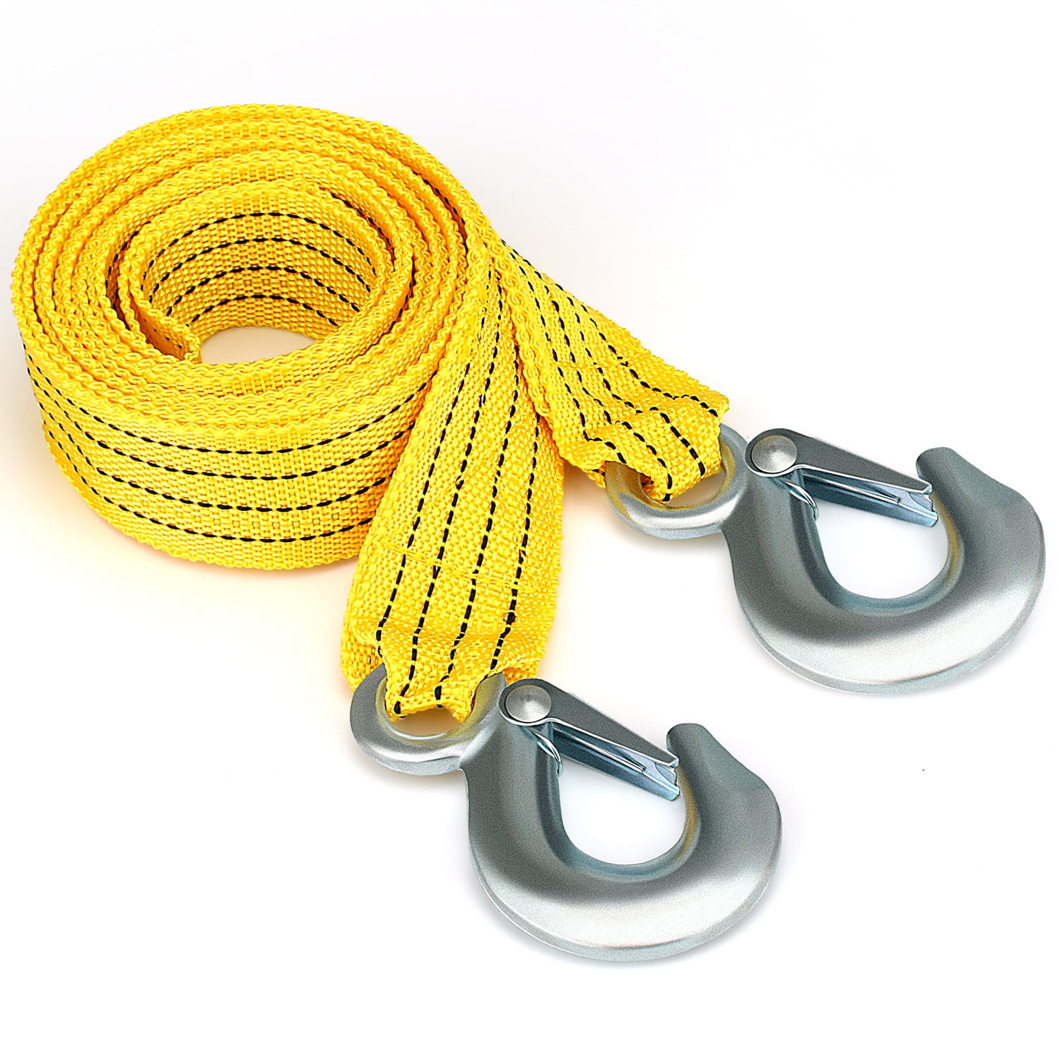 Liwarace 5Tons Tow Strap with 2 Hooks Vehicle Heavy Duty Recovery Rope ...