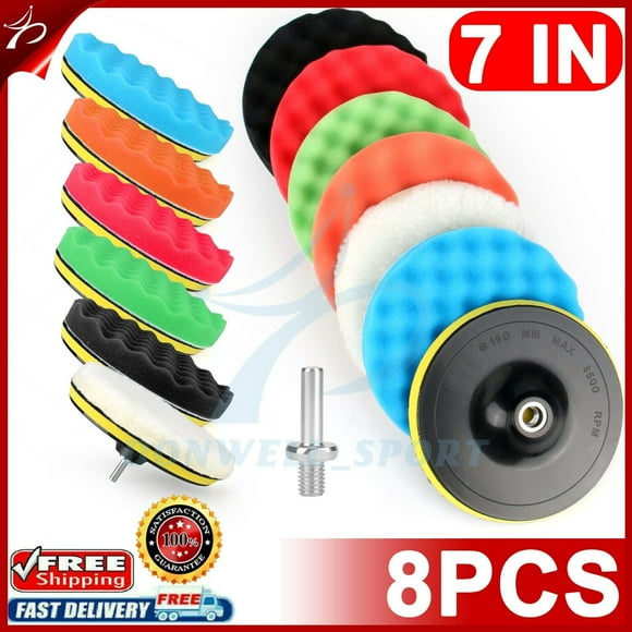 7 Inch Polishing Pads in Car Polishing Pads - Walmart.com