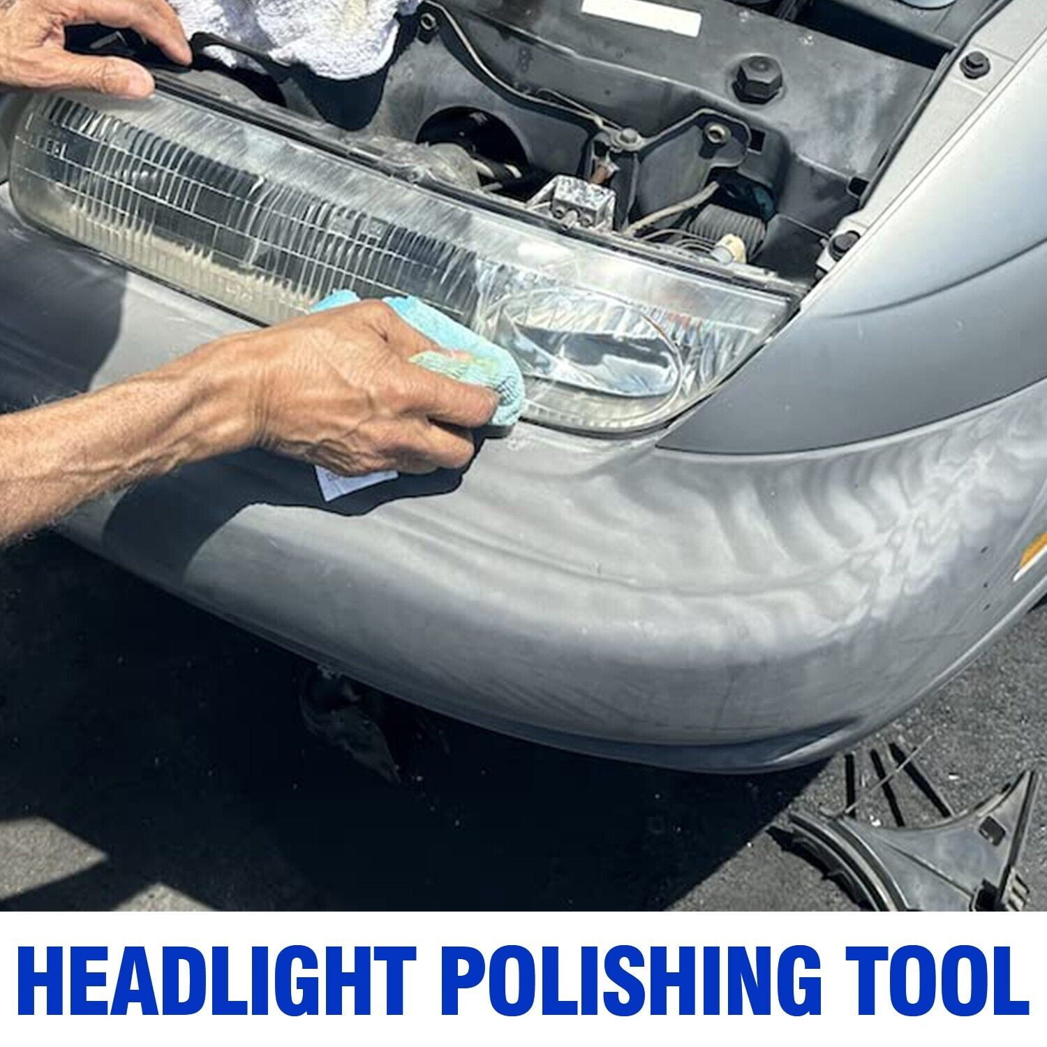 Liwarace Car Headlight Lens Polishing Restoration Repair Kit Cleaner ...