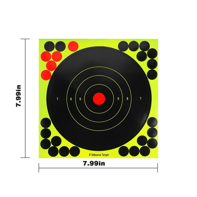 Liwarace Shooting Paper Targets Reactive Splatter Paper Adhesive Gun ...