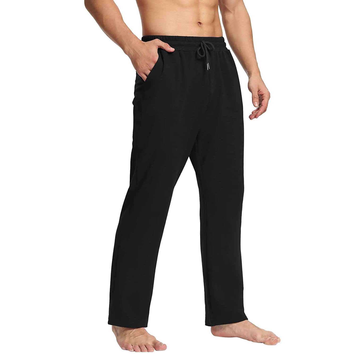 Liwarace Sweatpants for Men Winter Pants Men Warm Mens Sweatpants with ...