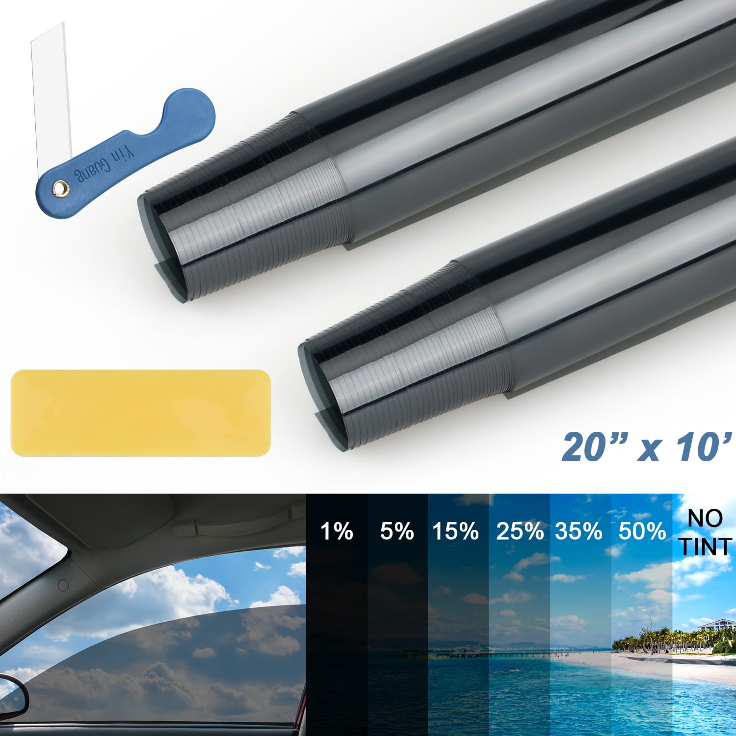 Liwarace Uncut Car Window Tint Film Roll with Shades - Walmart.com