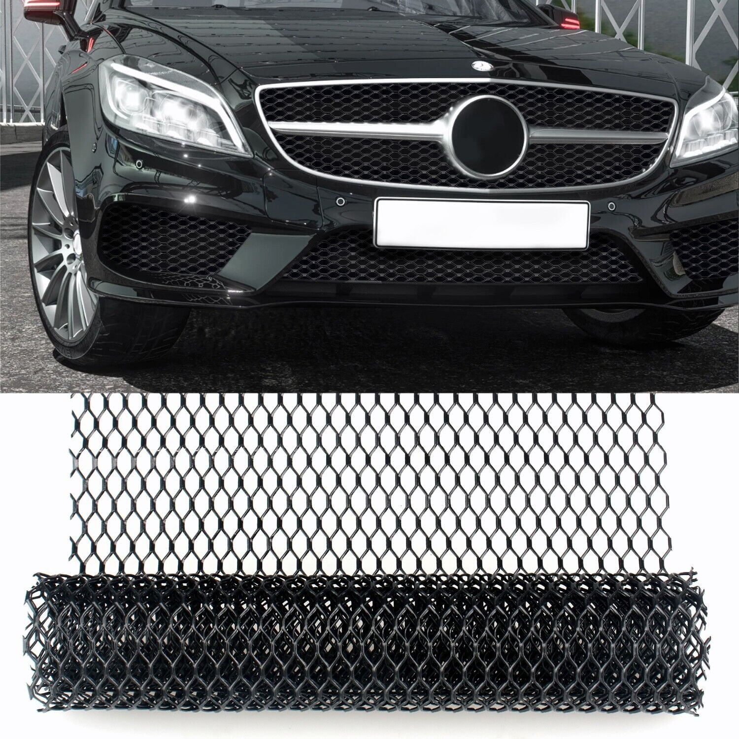 Liwarace Universal Aluminum Mesh Grill Cover Car Bumper Fender Vent ...